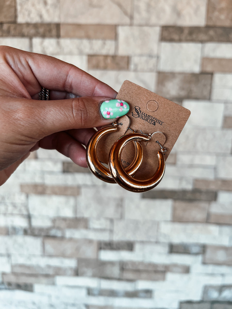 Gold Hoops – Ivory Lee Boutique